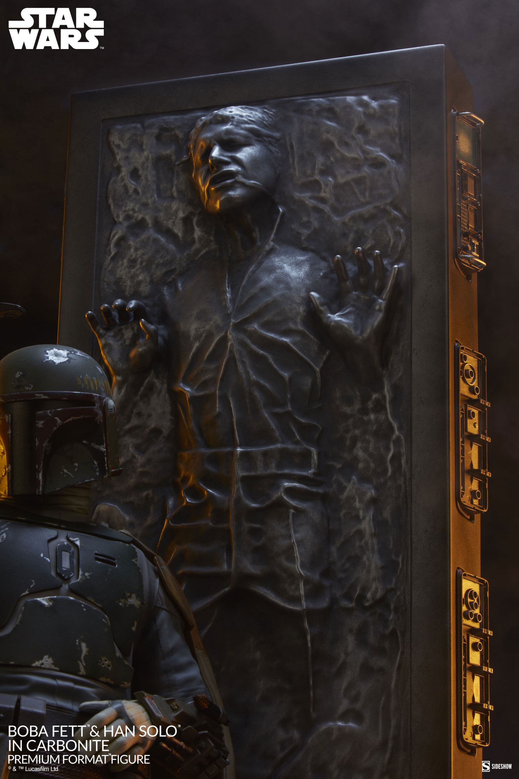 SC Boba Fett and Han Solo in Carbonite PF